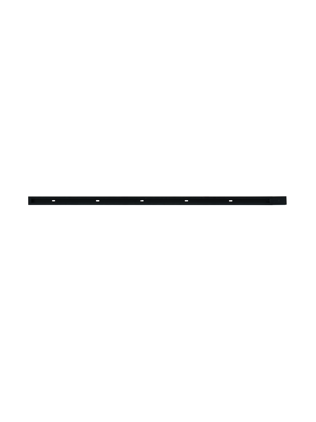 Black Powder Coated 1 Metre Wide Trackline Strip Channel For Track Lights